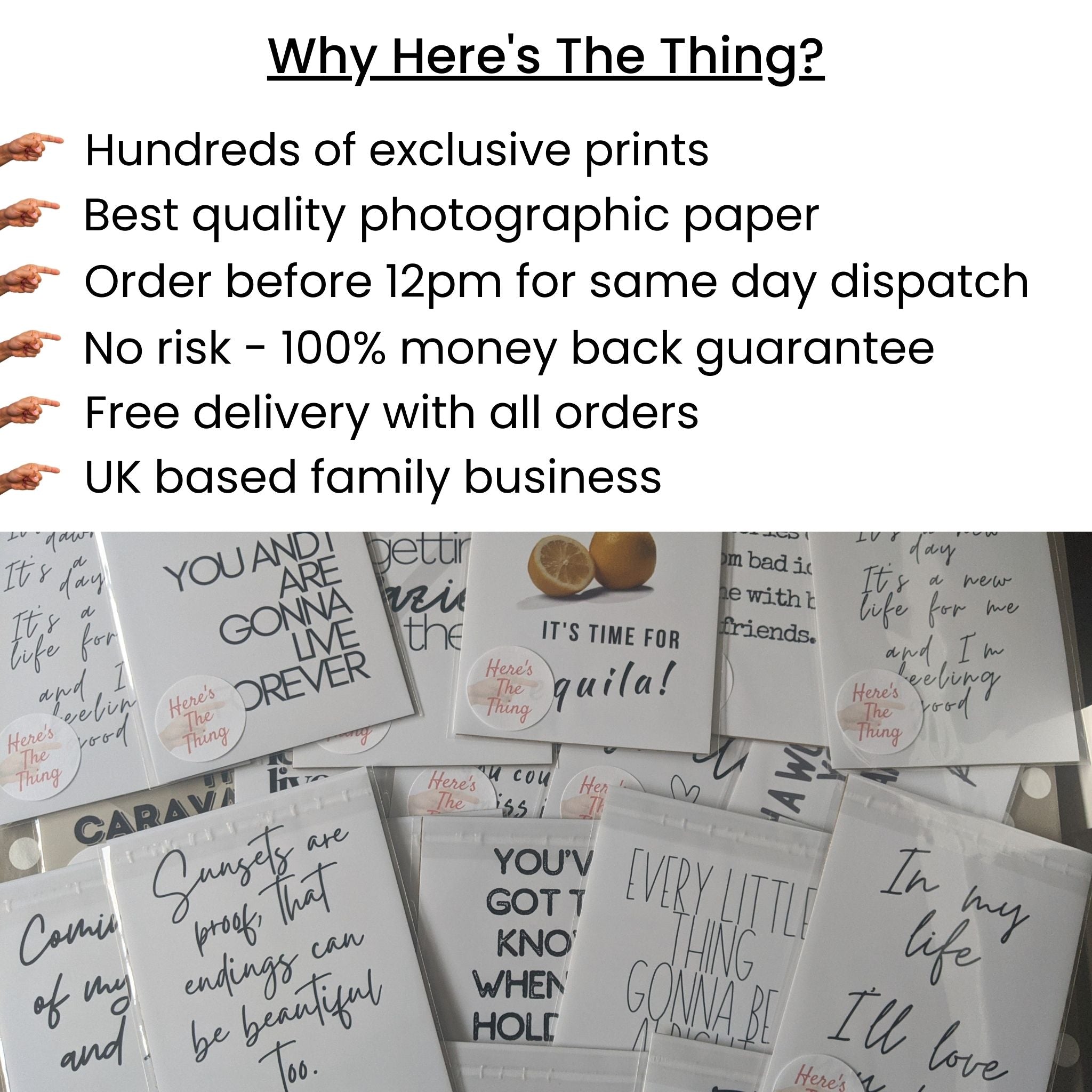 Times like These print by Here's The Thing Art